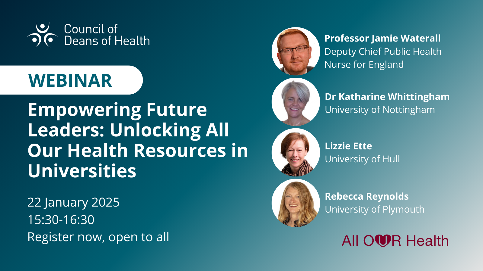 Announcement - Empowering Future Leaders: Unlocking All Our Health ...